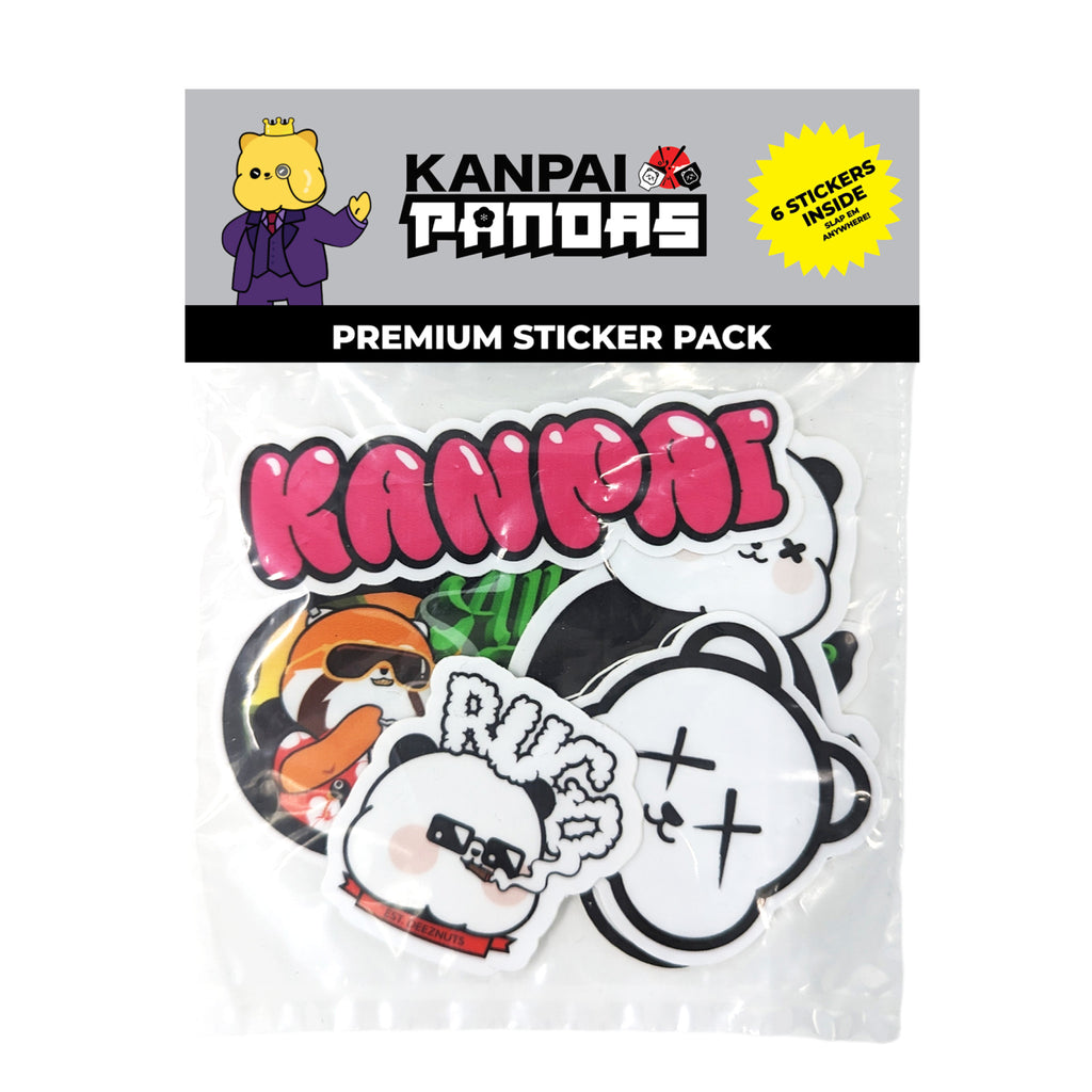 Kanpai Sticker Pack | Kanpai Collective – Kanpai Pandas